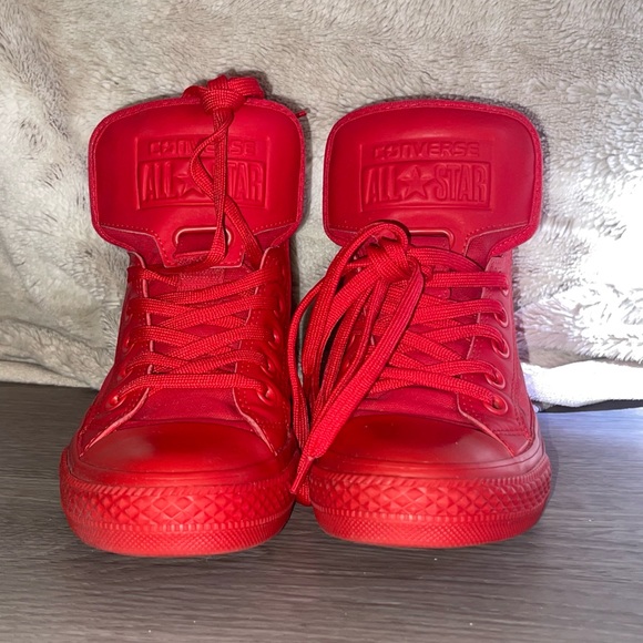 Converse | Shoes | Red High Top Allstar Converse | Poshmark